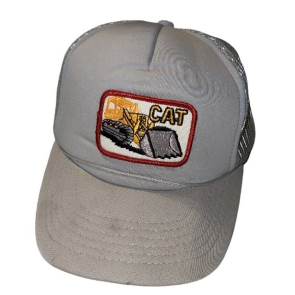 Yupoong | Accessories | Vintage Cat Trucker Hat Mesh Snapback Cap ...